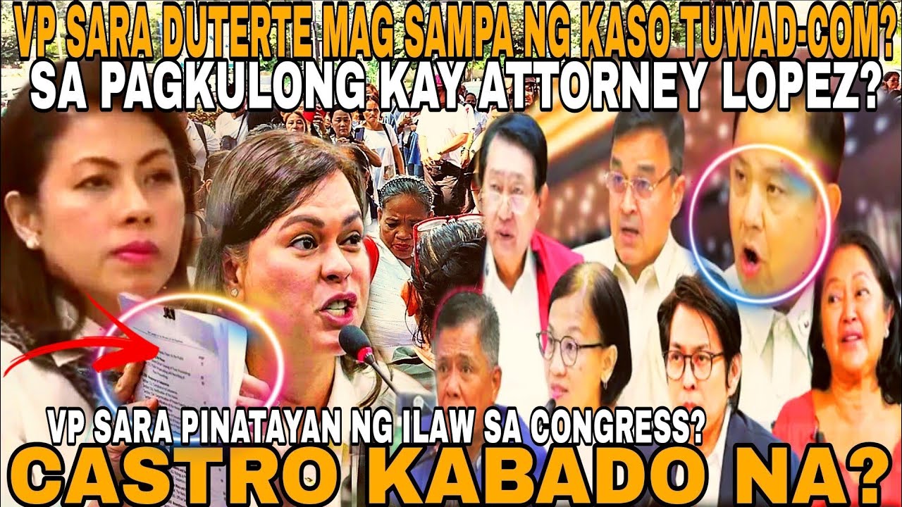 LIVE NOW! VP SARA DUTERTE MAY BANTA SA KAYAN? TAMBALOSLOS HUMANDA KANA? DDS SUPPORTERS DAGSA ...