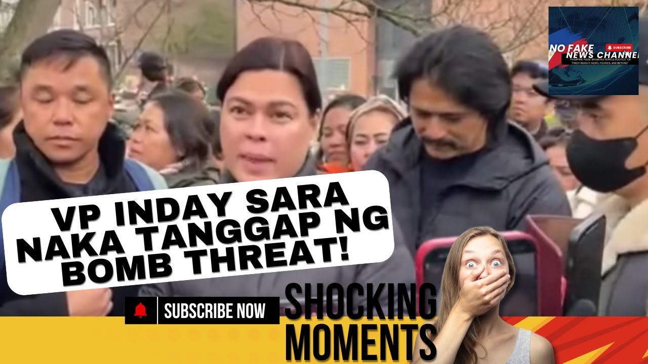 VICE PRESIDENT INDAY SARA DUTERTE NAKA TANGGAP NG BOMB THREAT! VP SARA ...