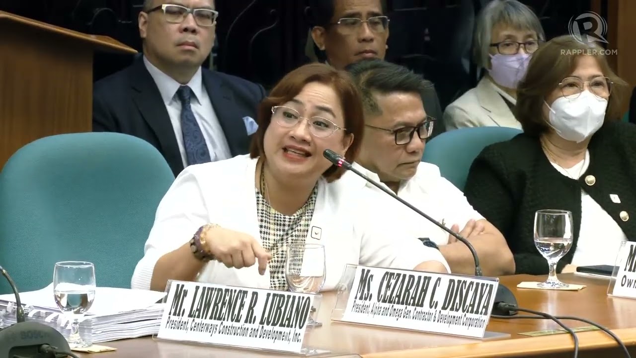 Sarah Discaya defends her family's wealth at a Senate hearing on flood ...