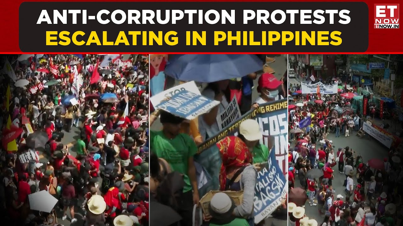 Philippines Anti- Corruption Protest|Thousands Protest In Philippines ...