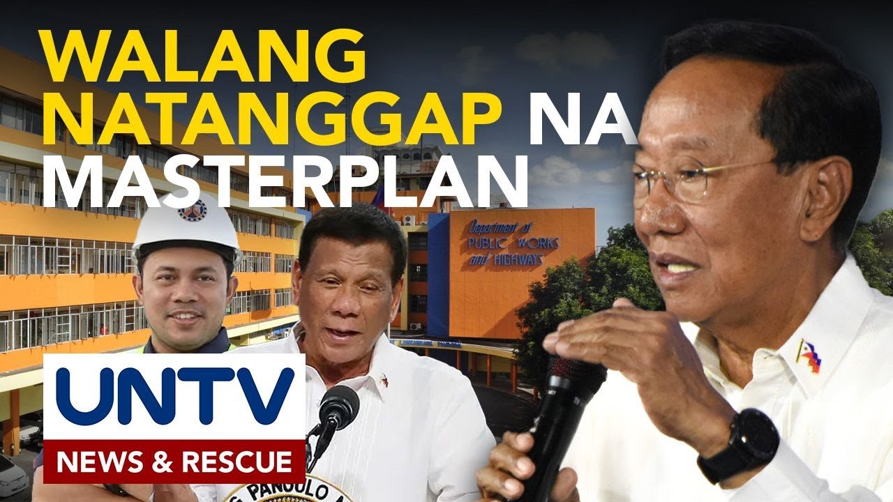 DPWH Sec. Manuel Bonoan, walang natanggap na flood control masterplan mula sa Duterte admin ...