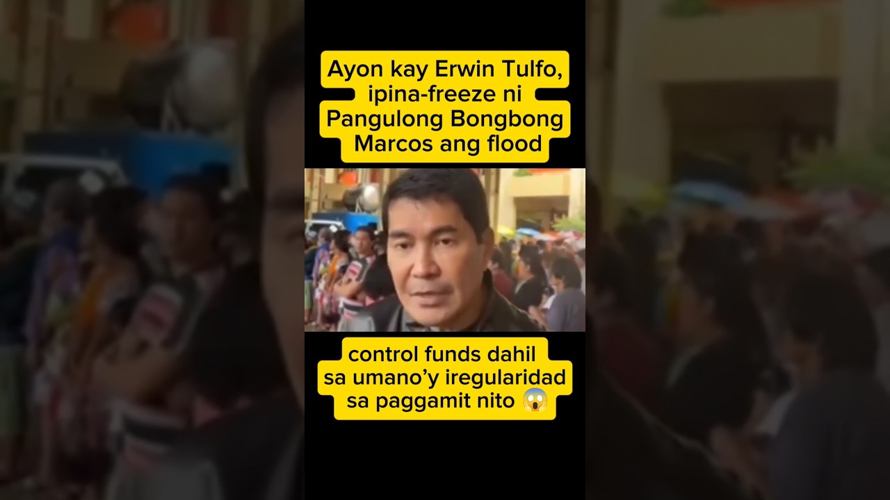 "Erwin Tulfo: Ipinafreeze ni BBM ang flood control fund?! 😳🌊💸" - Pinoy ...