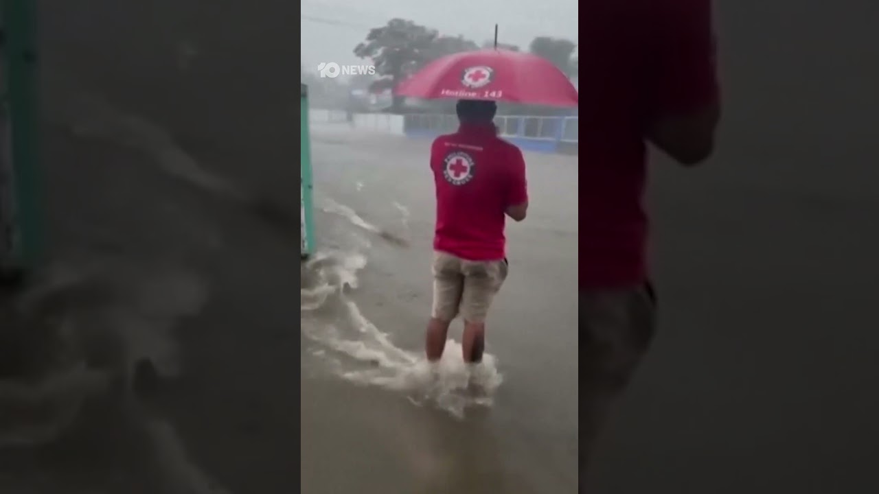 Philippines Lashed By Strong Winds And Heavy Rain As Typhoon Fung-Wong ...