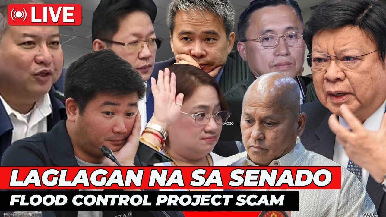 🔴 LAGLAGAN NA sa SENADO!! | Senate Blue Ribbon Committee Hearing on ...