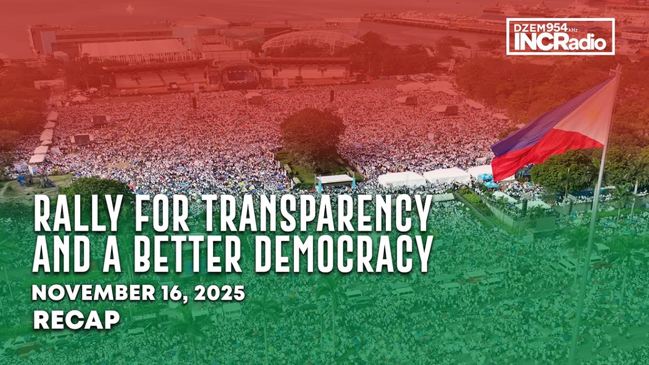 RECAP - Rally for Transparency and a Better Democracy | November 16 ...