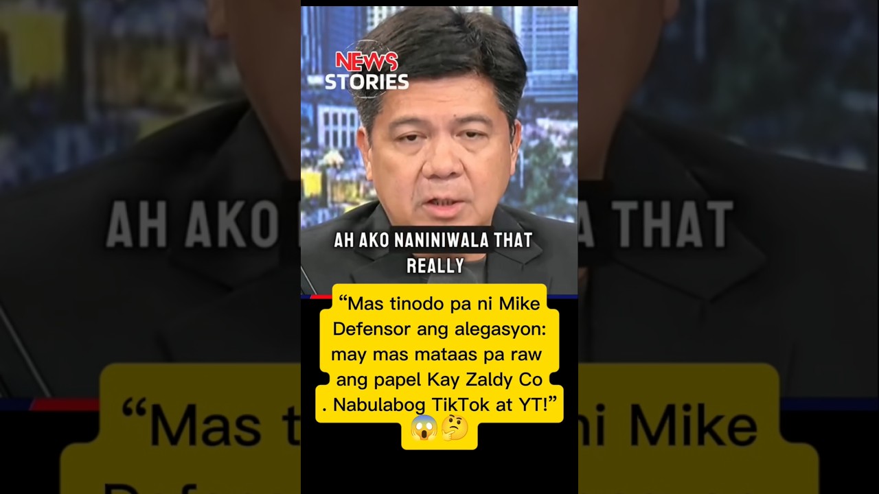 “Mike Defensor: may ‘MAS MALAKING UTAK’ pa raw kaysa kay Zaldy Co sa ...