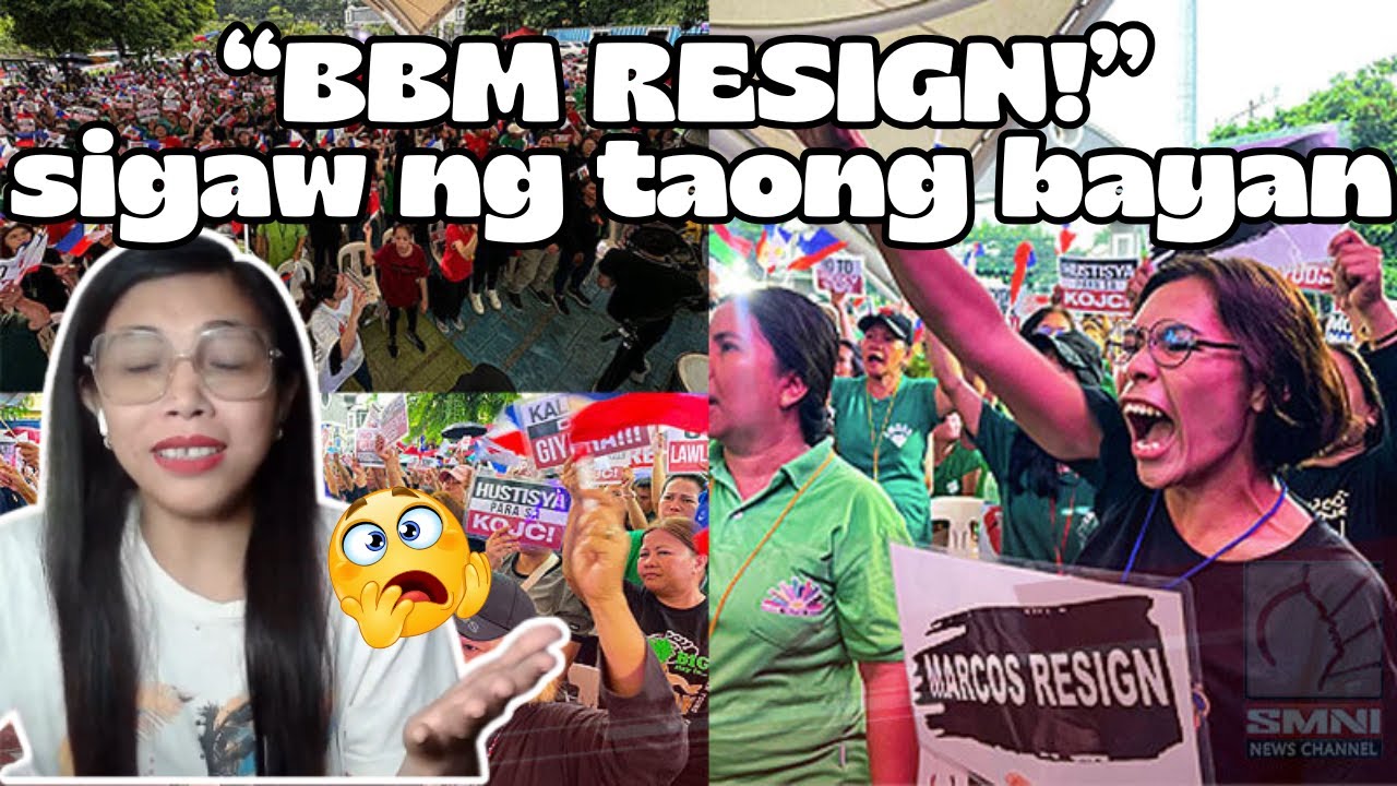 📢 BBM RESIGN? Taumbayan Lumahok sa National Protest Day Laban sa ...